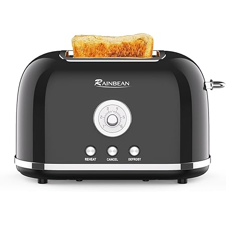 Swan ST19010BN Retro 2-Slice Toaster with Defost/Reheat/Cancle ...