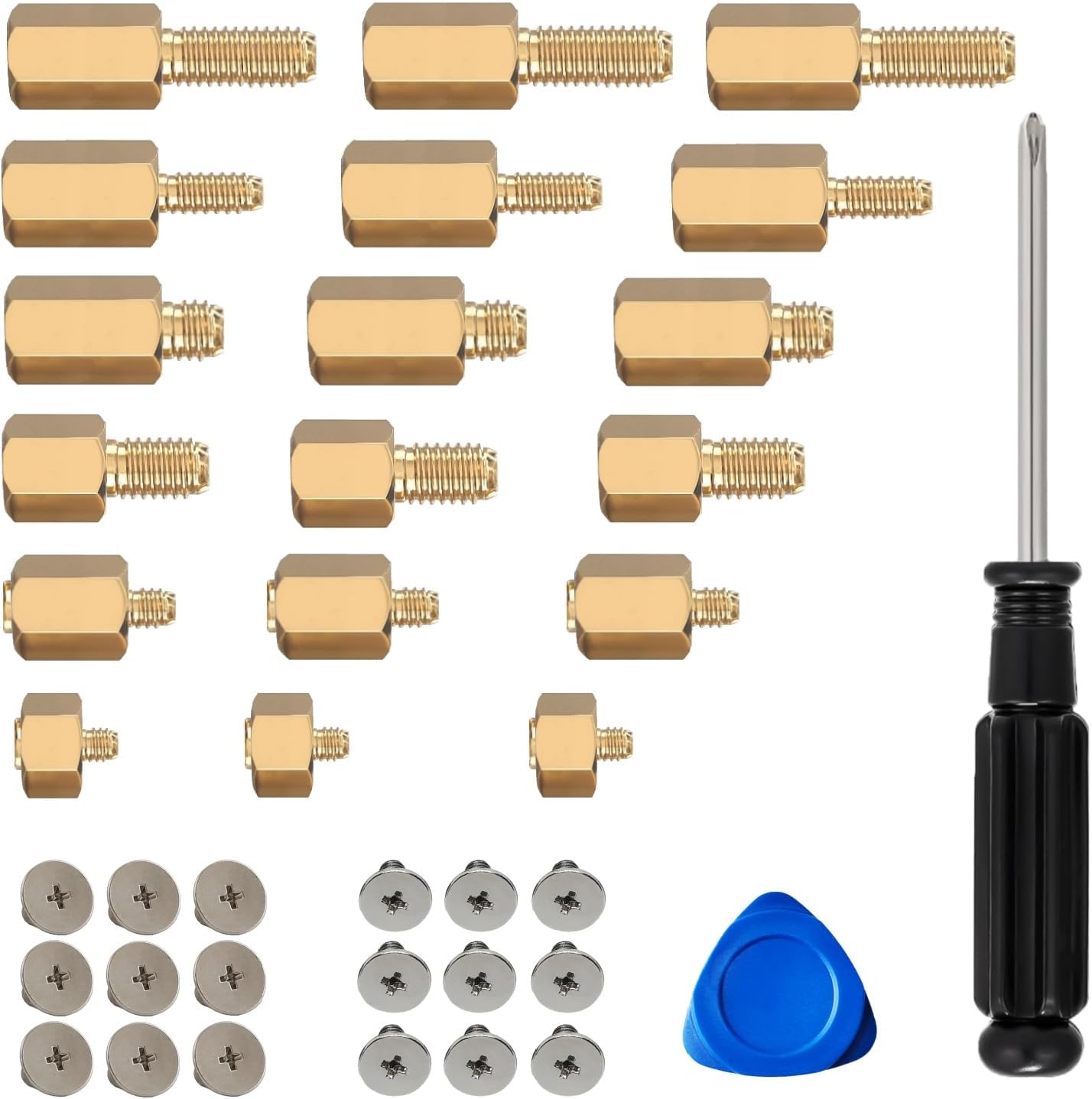 Amazon.com: MICRO CONNECTORS M.2 SSD Mounting Screws Kit for Asus ...