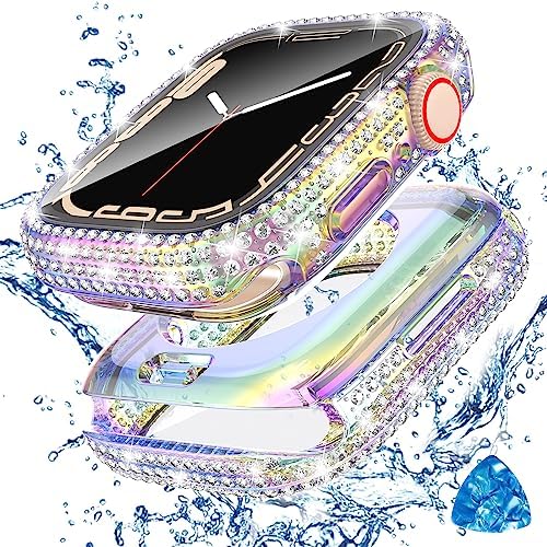 Amazon.com: [2 in 1] Tensea for Waterproof Apple Watch Screen Protector ...