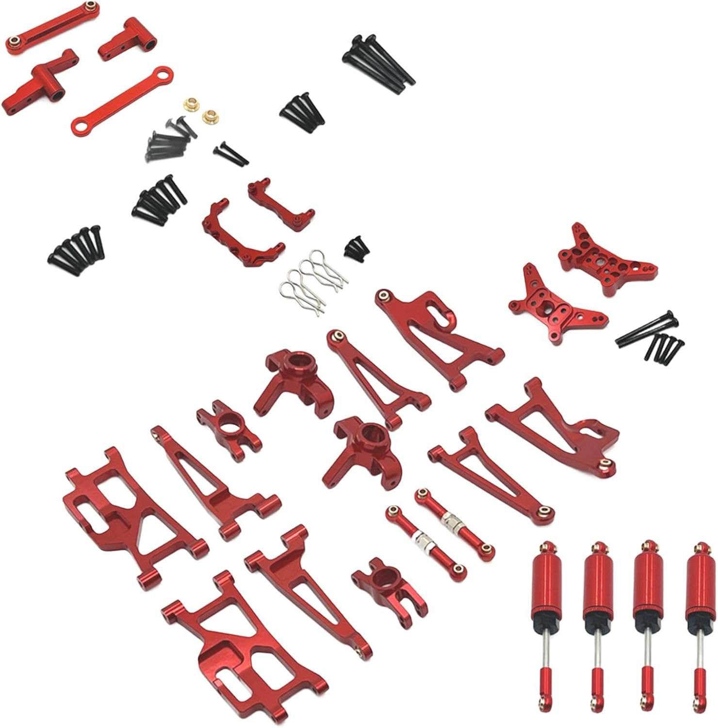 Amazon.co.jp: LOL-FUN 1/14RC Car Spare Parts RC Car Metal Parts Front ...