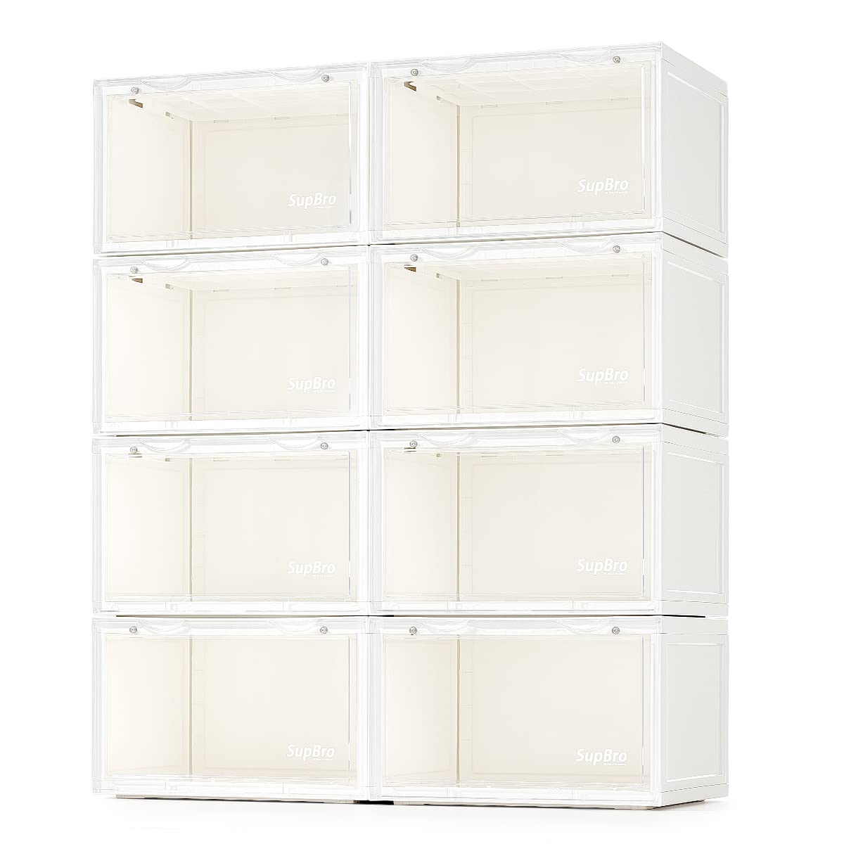 Amazon.com: SupBro Collection Crate - Easy Access Storage Shoes Box ...