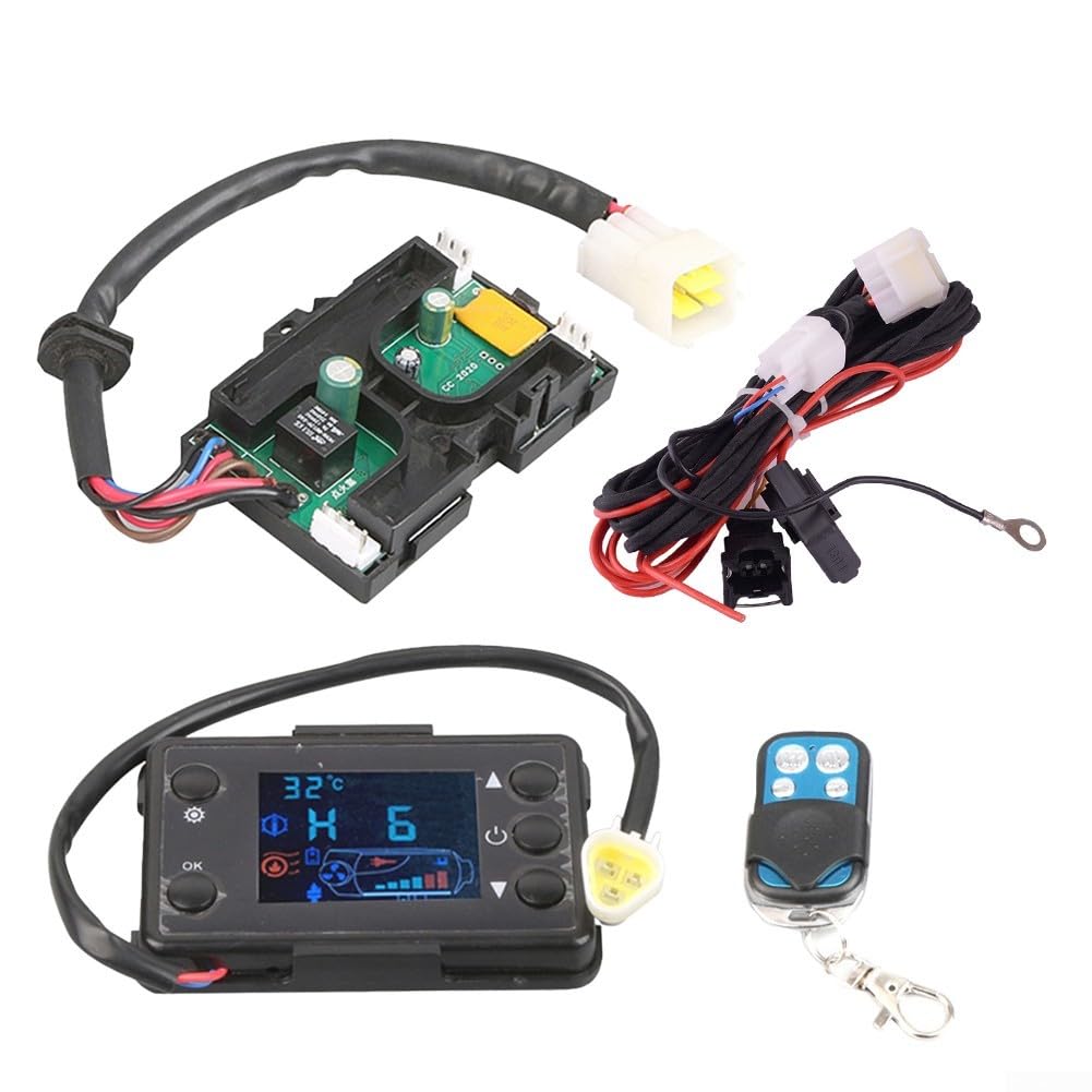 12V Air Diesel Heater LCD Monitor Control Board Motherboard Remote Wire ...