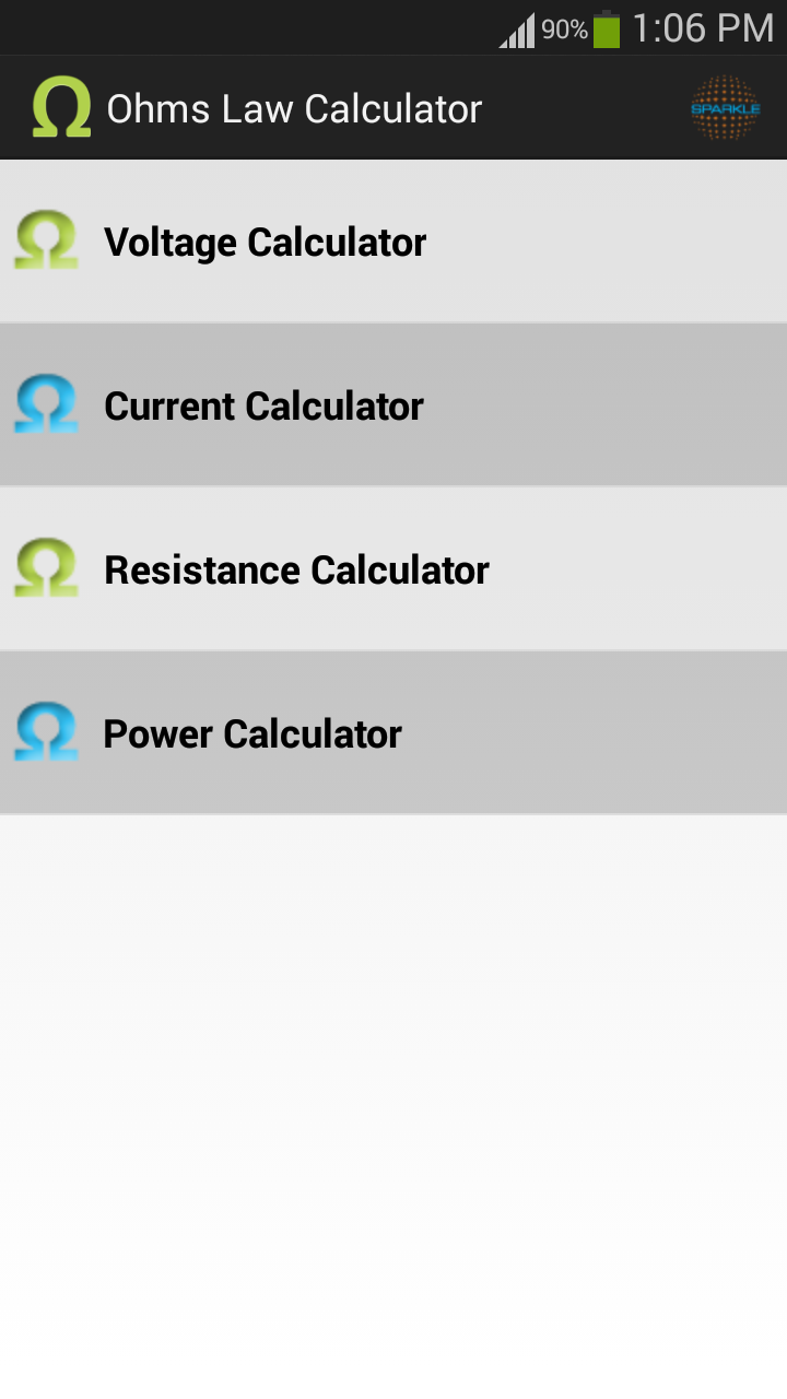 Ohms Law Calculator - App on Amazon Appstore