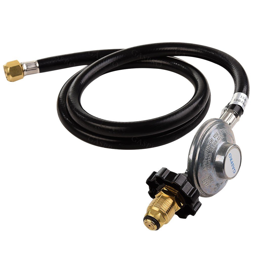 GASPRO 4FT LP Gas Propane Regulator and Hose with POL Connection for ...