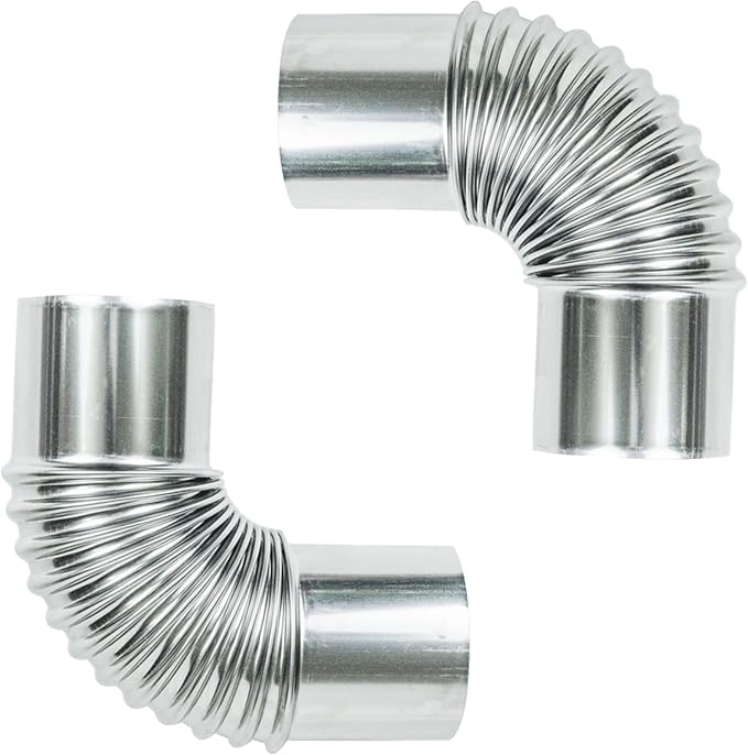 Amazon.com: Stainless Steel Stove Pipes Kit, Wood Stove Chimney Flue ...