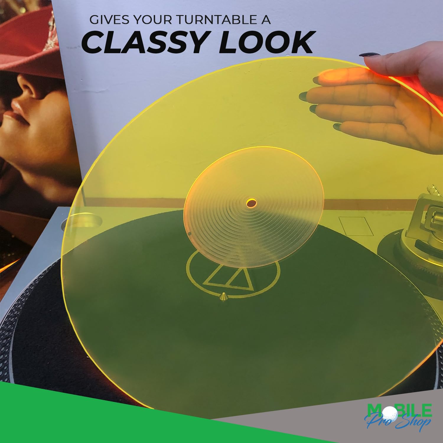 Snapklik.com : Acrylic Turntable Mat-Platter Vinyl Slipmat For 12 ...