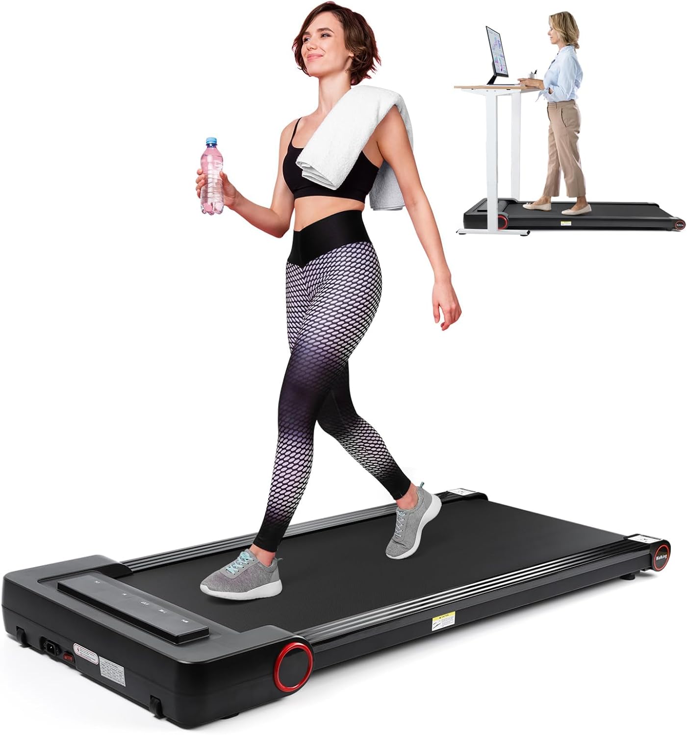 Amazon.com : Gallelife Under Desk Treadmill - Quiet Walking Pad ...