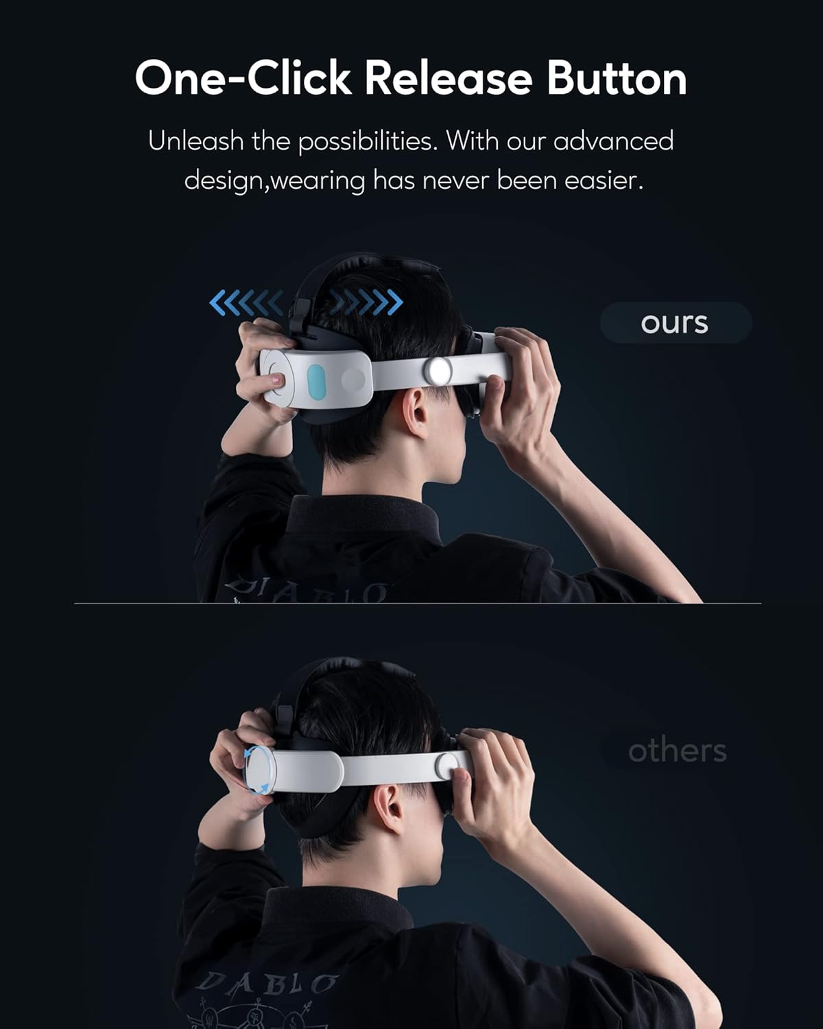 OQ2 Pro Elite Head Strap, VR Accessories Compatible with Oculus Quest 2 ...