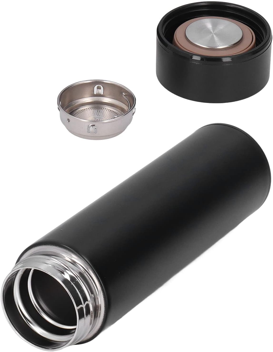 JBNB Temperature Smart Vacuum Insulated Thermos Water Bottle with Led ...