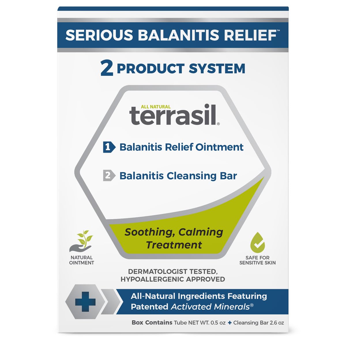 Buy terrasilBalanitis + Cleansing Soap 2-Product Kit – Balanitis for ...