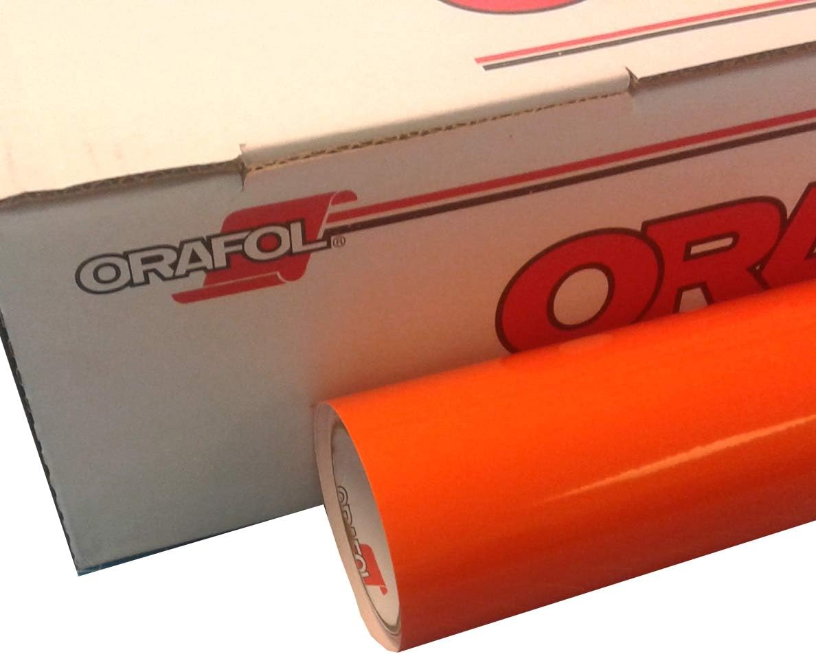 Amazon.com: 24" x 10 Ft Roll of Glossy Oracal 651 Light Orange Vinyl ...