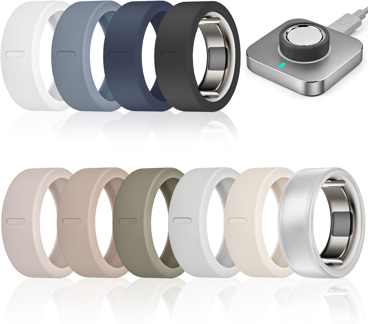 Amazon.com: 10 Pack Ring Covers Compatible with Oura Ring Gen 4/Gen 3 ...