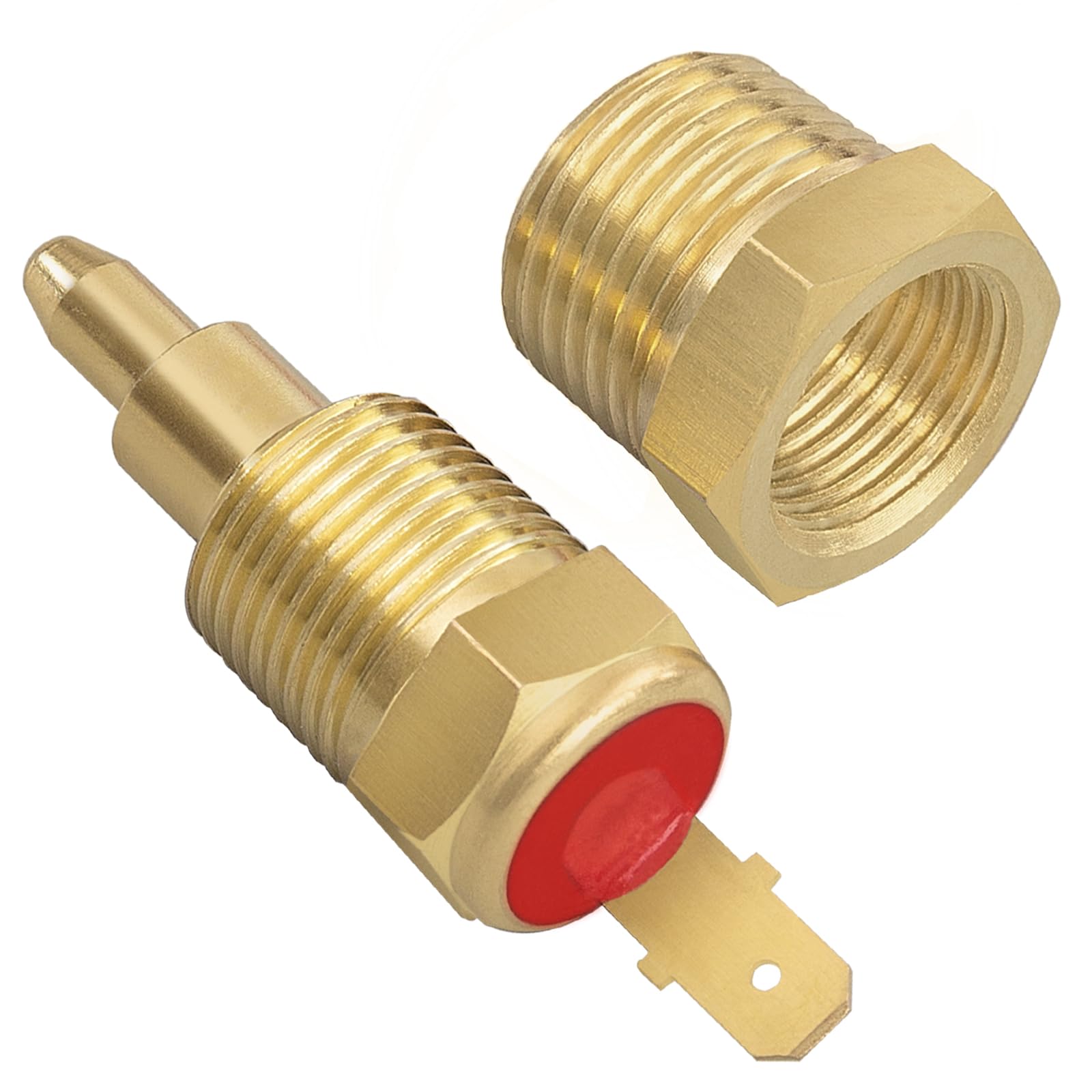 Amazon.com: STZJAYE 3/8" NPT Thermostat Fan Switch, 185 Degree On - 170 ...