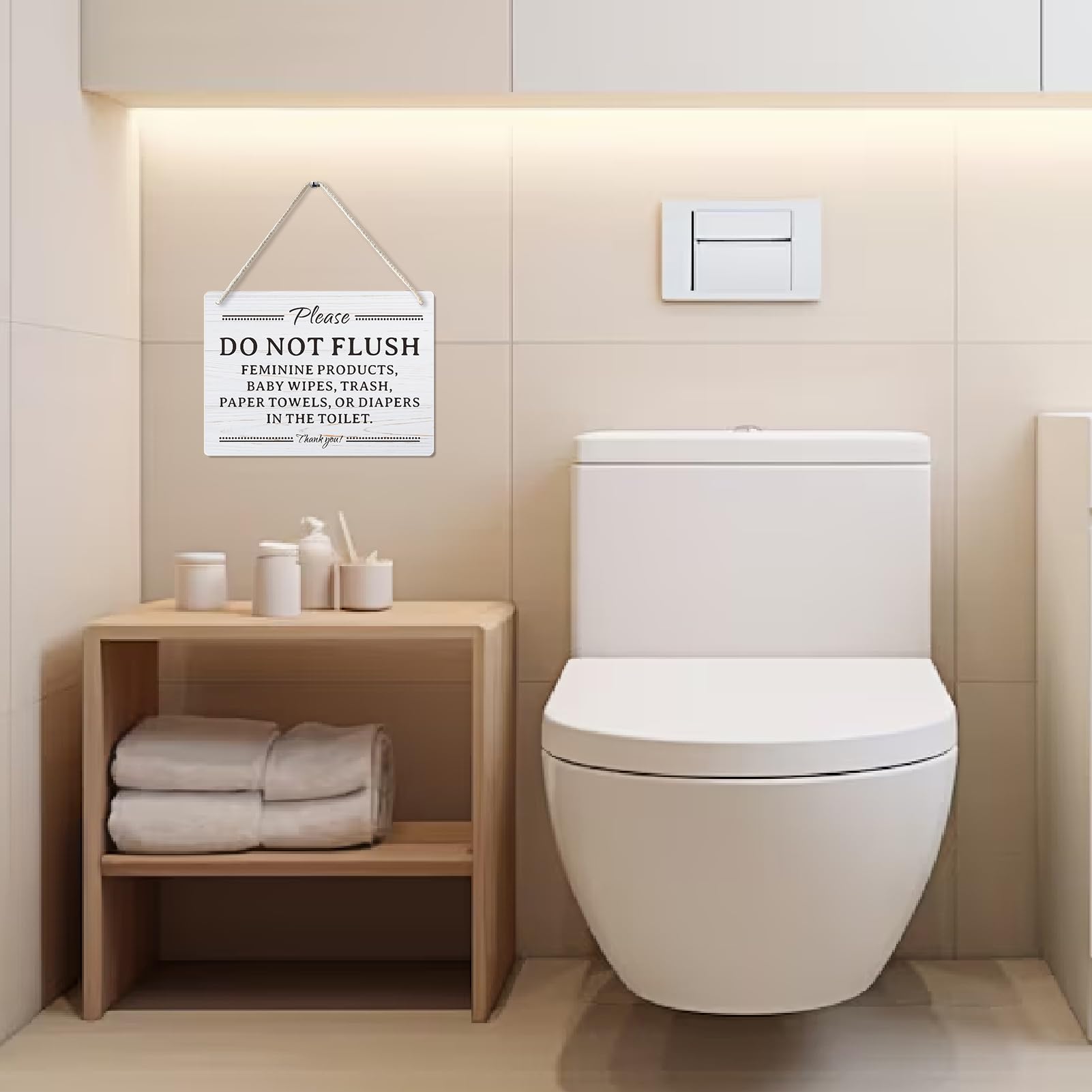 Snapklik.com : Eptic System Bathroom Sign, 10 7 Inches Plastic Wall ...