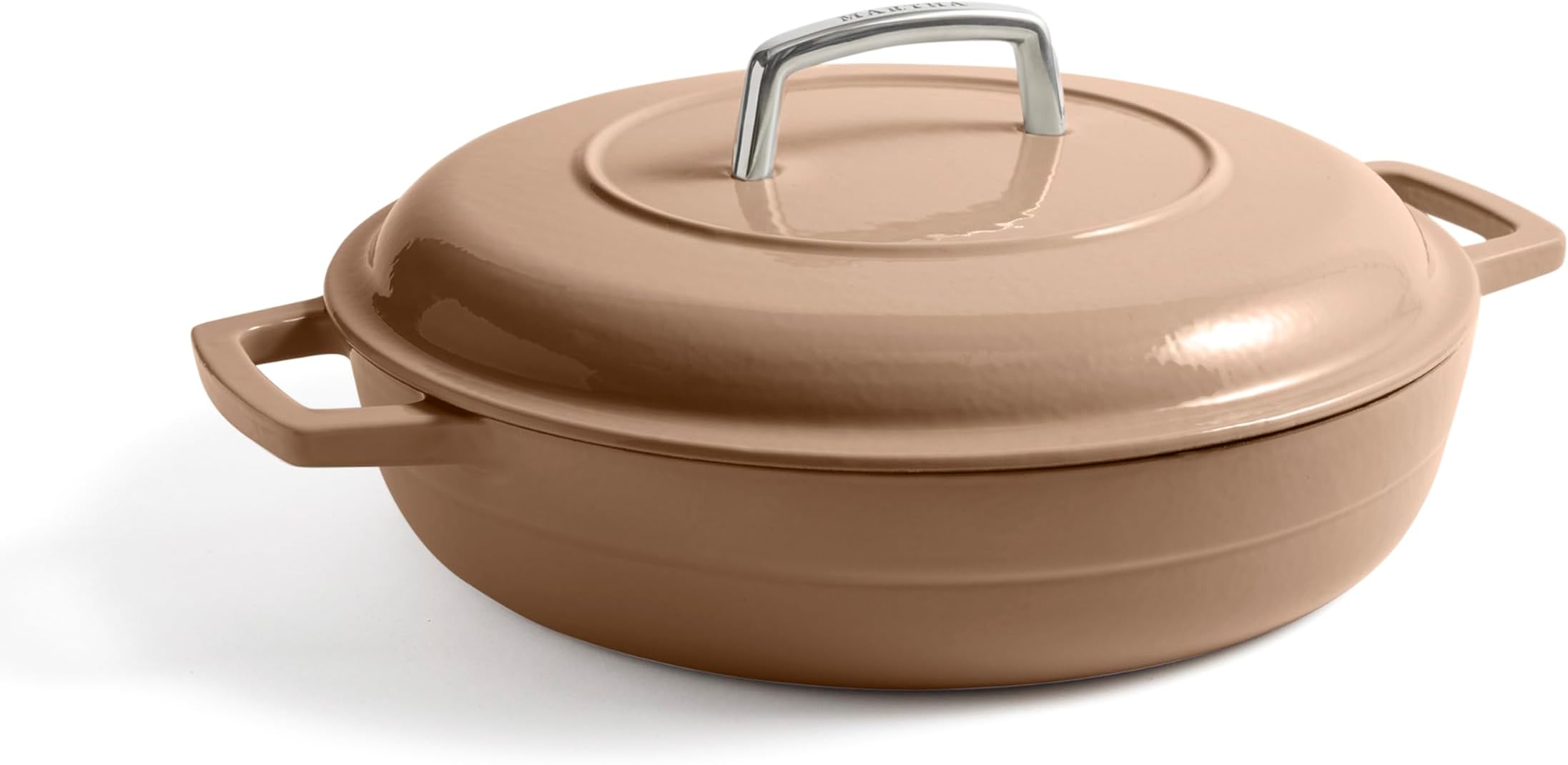 Amazon.com: Martha by Martha Stewart 3.5 QT Enameled Cast Iron Braiser ...