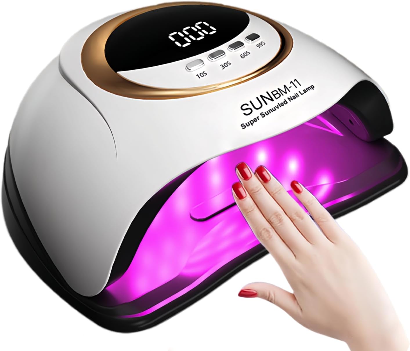 Amazon.com: 268W UV LED Nail Lamp, LKE Nail Dryer for Gel Polish, 4 ...