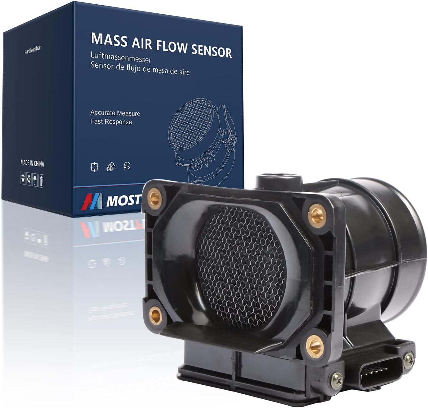 Amazon.com: MOSTPLUS Mass Air Flow Meter MAF Sensor Compatible for ...