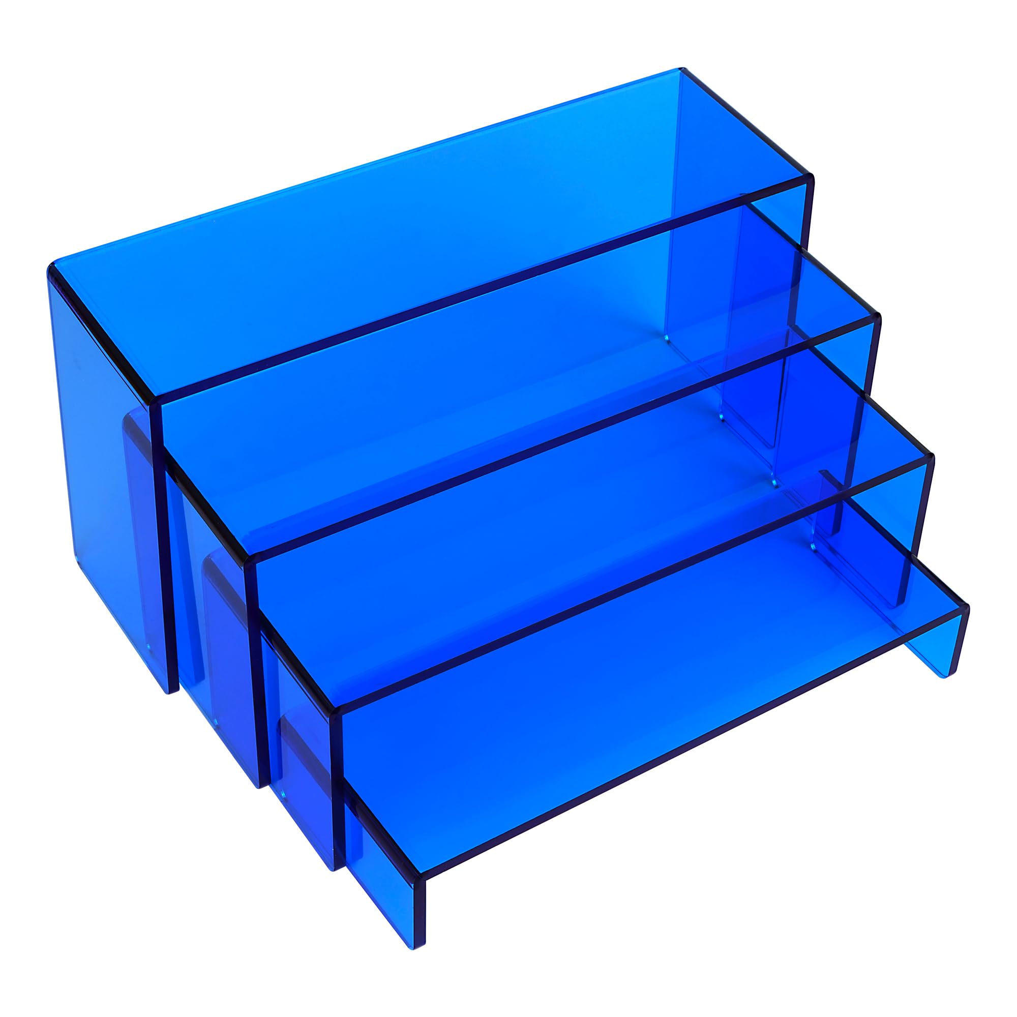 Amazon.com: ELEGANTLIFE Acrylic Display Riser,4.3mm Heavy Duty Crystal ...