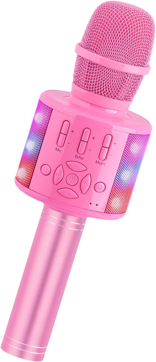 Amazon.com: Sanwuta Fake Microphone Prop Microphone Sparkly Bling ...