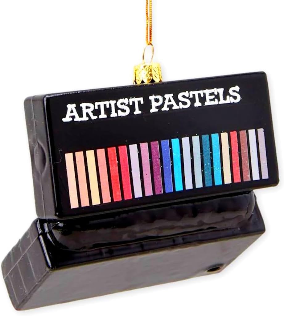 Amazon.com: The Bridge Collection 4" Artist Pastels Ornament - Artist ...