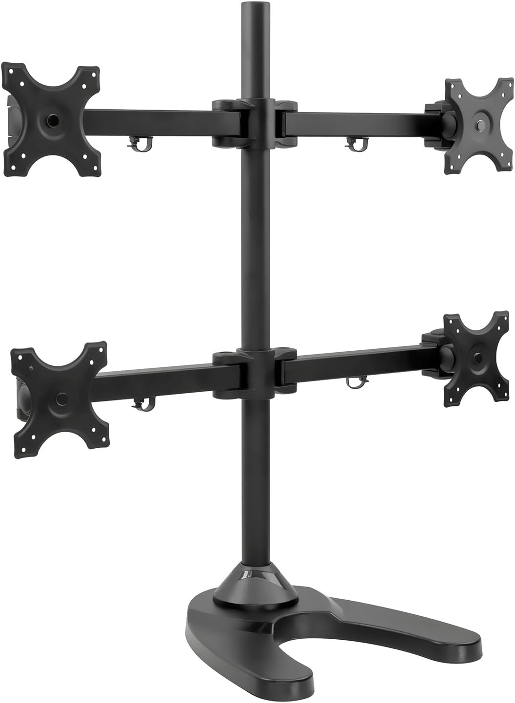 Amazon.com: Mount-It! Quad Monitor Stand Desk Mount for LCD, OLED, 4K ...