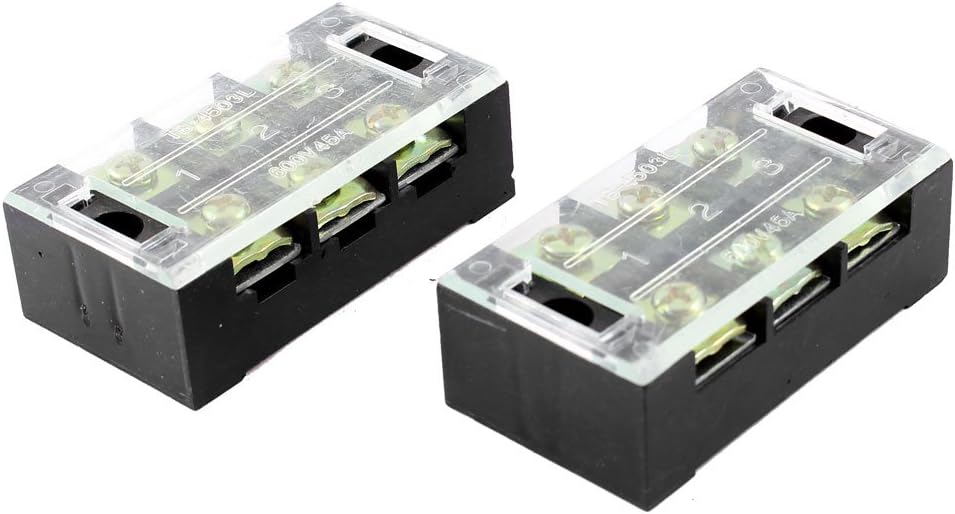 Amazon.com: Aexit 600V 45A Audio & Video Accessories 3 Position Screw ...