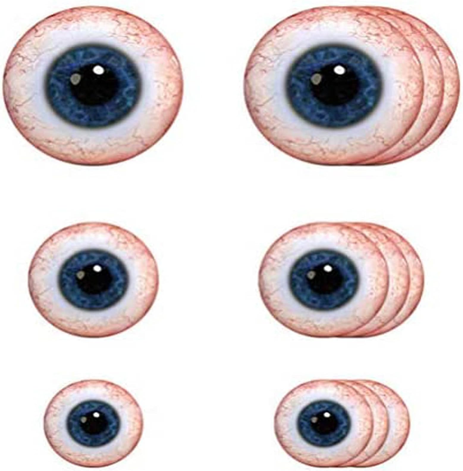 Amazon.com - Vinyl Sticker Die Cut Eyeball Blue Eye Decal for Car ...