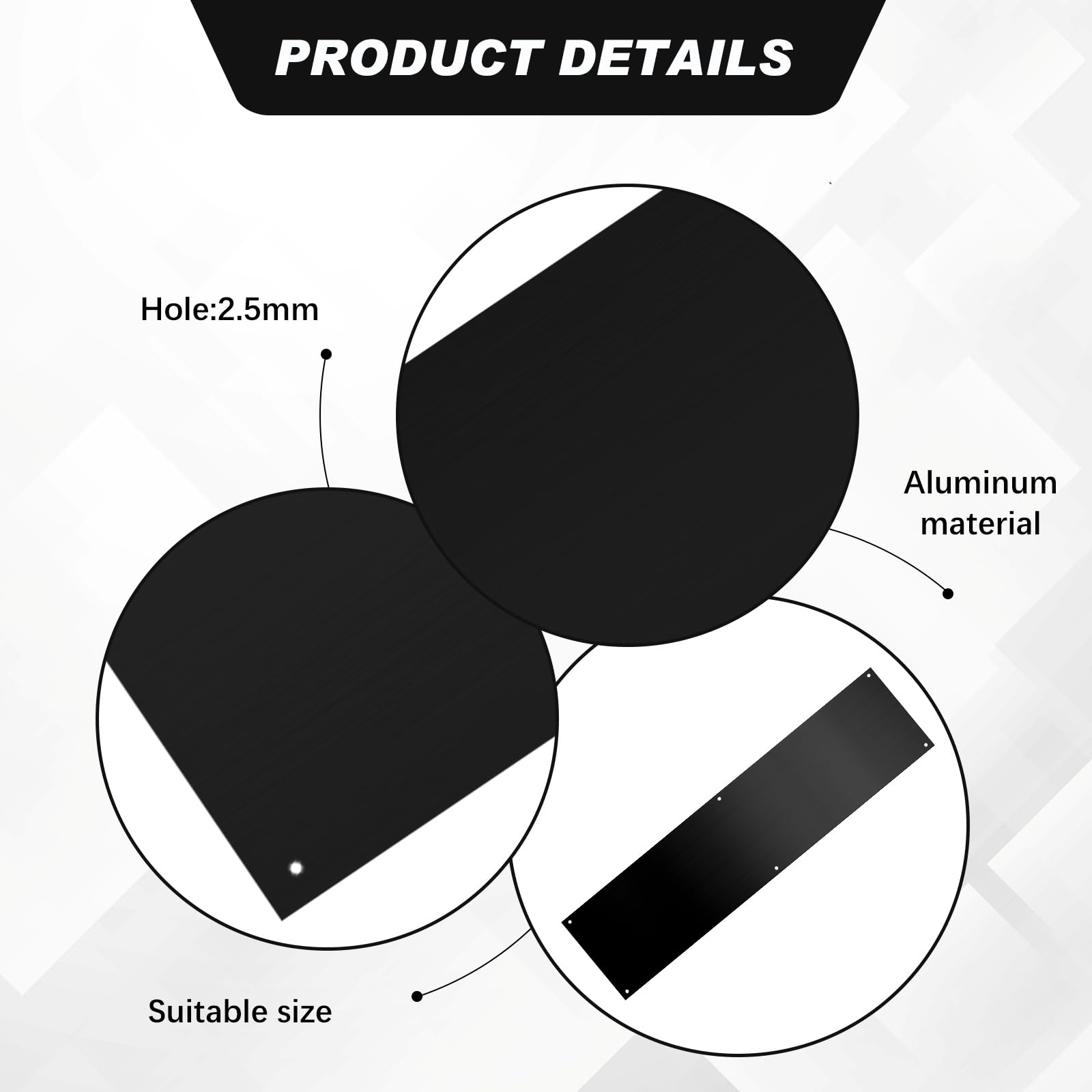 Snapklik.com : Fabbay 2 Pieces Door Kick Plate Kick Plates Aluminum ...