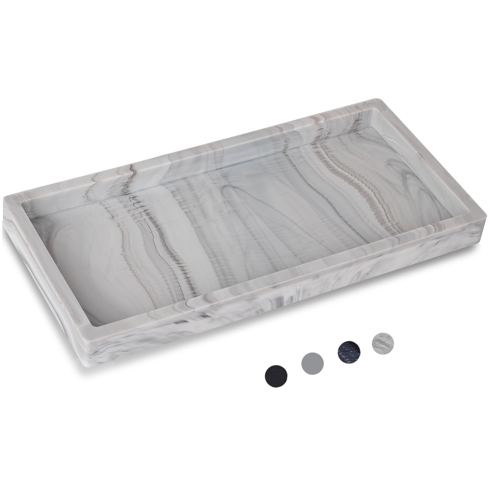 Snapklik.com : Bathroom Trays For Counter, Slicone Vanity Trays For ...