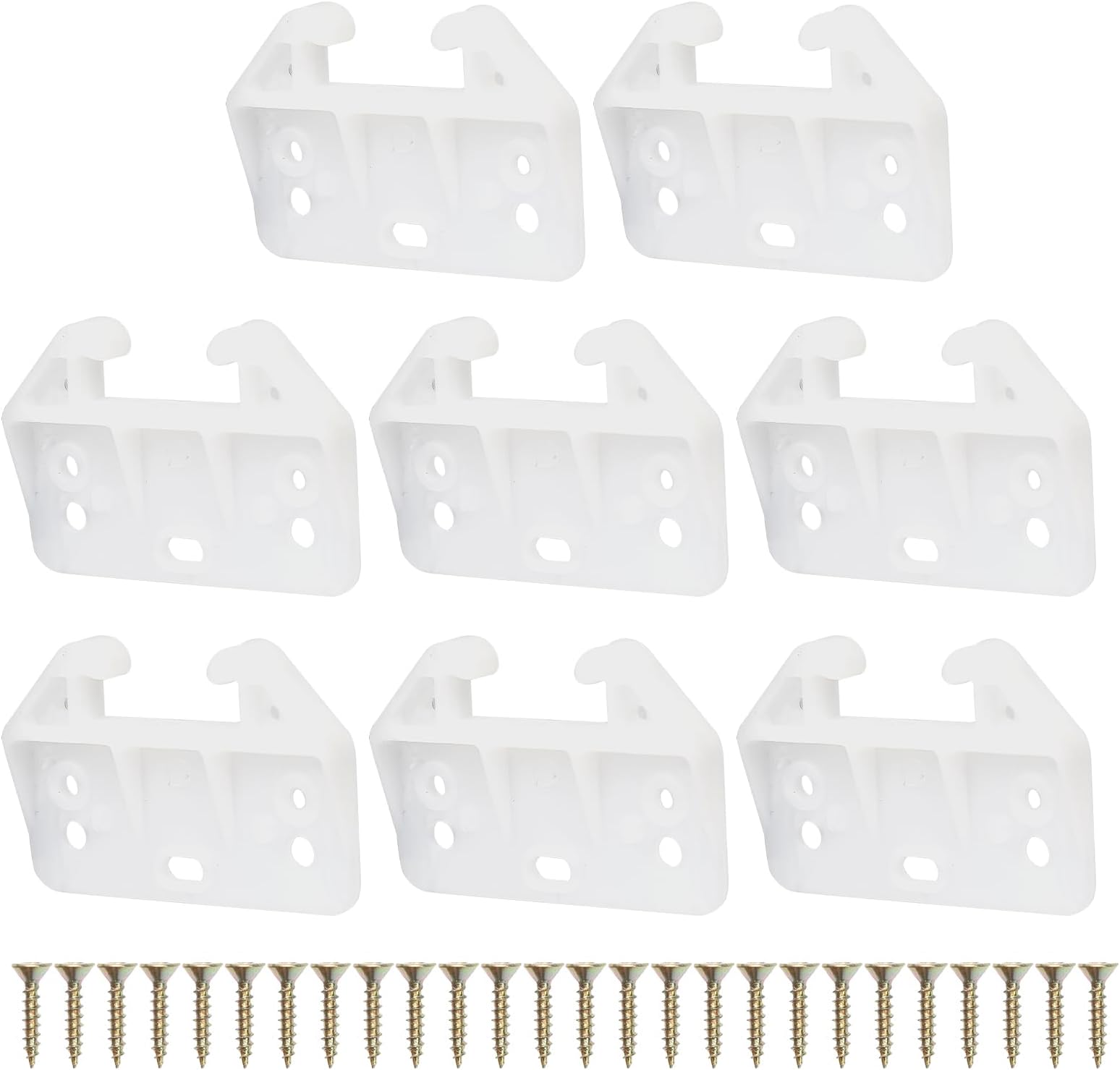 8pcs Drawer Guides, 2.36x1.65x0.31in Plastic Drawer Slides Guides with ...