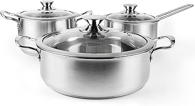 Amazon.com: COOKSMARK Pots and Pans Set White Ceramic Coating Nonstick ...