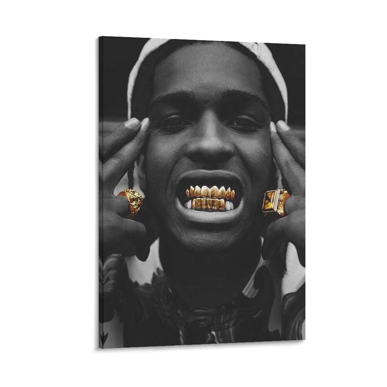 A$ap Rocky Gold Teeth