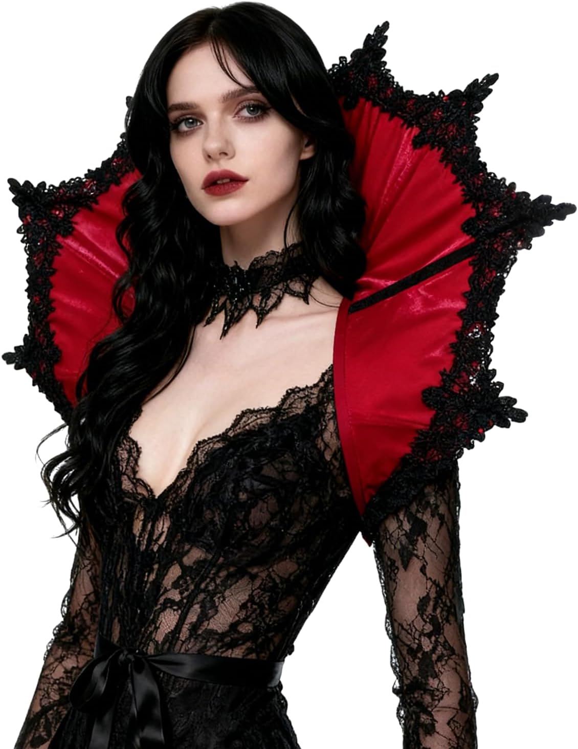 Amazon.com: Joukavor Velvet Victorian Collar Women Gothic Vampire Neck ...