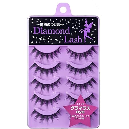 Amazon.com: Diamond Lash Lady Glamorous Series Glamorous eyes 5 pairs ...