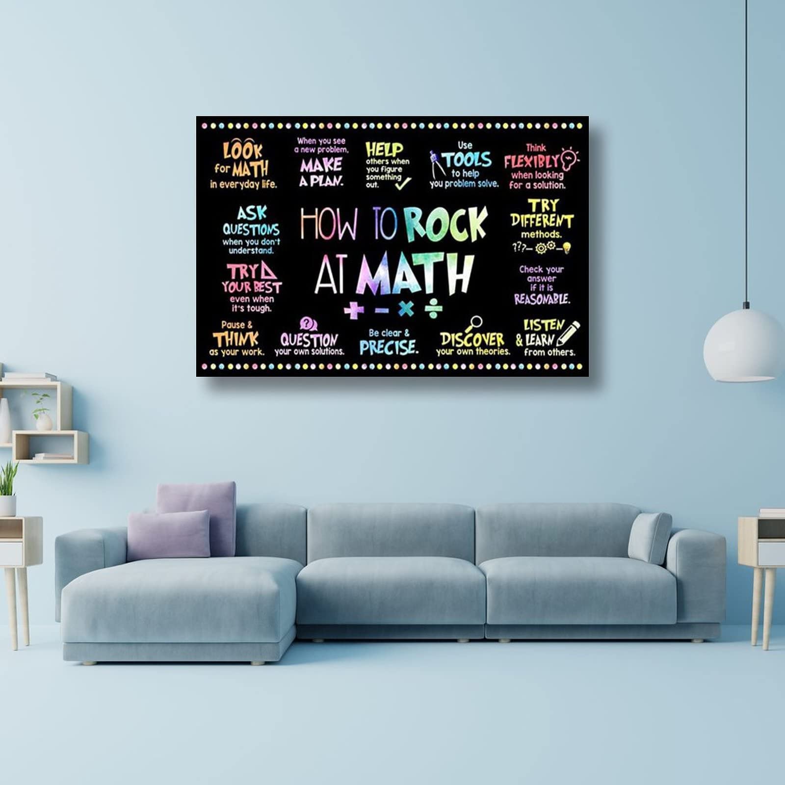 Poster Di Arte Matematica Math Poster Hi Res Stock Photography And