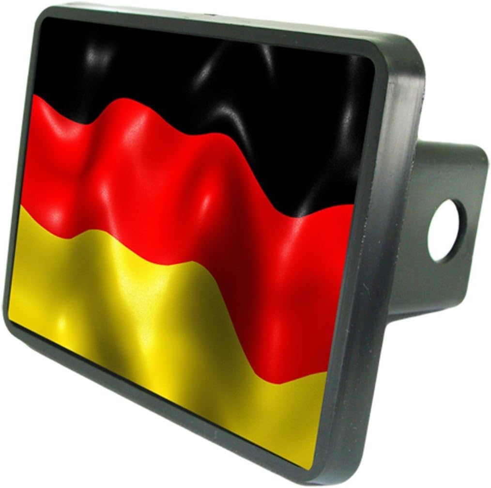 Amazon.com: German Flag Custom Hitch Plug for 2" Receiver from Redeye ...