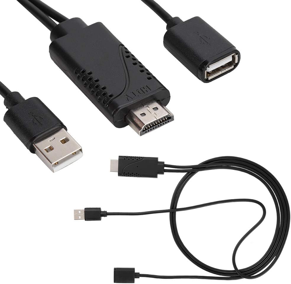 3 in 1 USB Female to HDMI Male HDTV Adapter, 1080P HD USB to HDMI ...