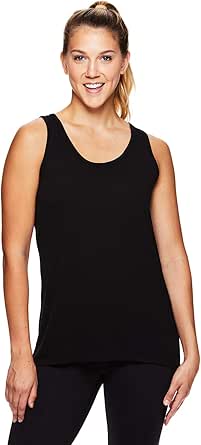 Amazon.com: Gaiam Women's Open Back Yoga Tank Top - Sleeveless ...