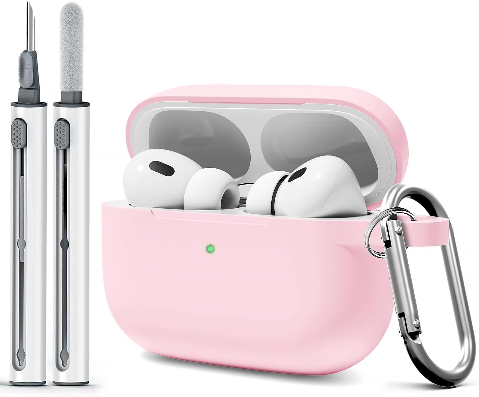 Amazon.com: Woyinger AirPods Pro Case Cover with Cleaner Kit,Soft ...