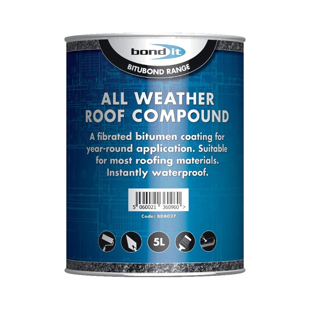 Bond-It All weather roofing compound - 2.5 litre - waterproof coating ...