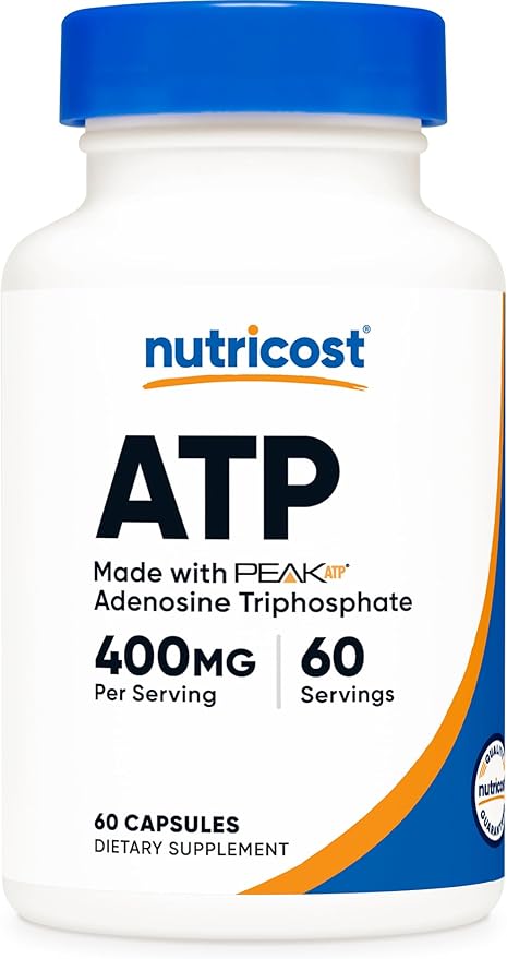 Amazon.com: Nutricost ATP Supplement (400mg) 60 Capsules - Made with ...
