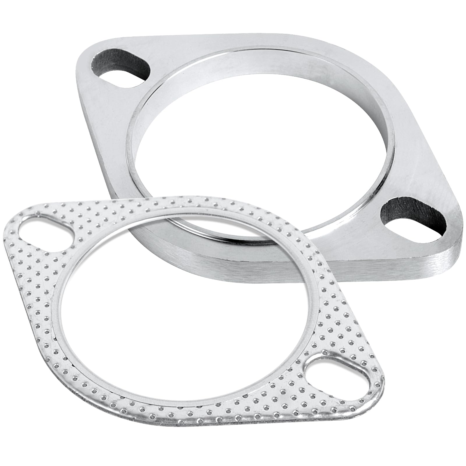 Snapklik.com : PALOZO Stainless Steel Exhaust Flange Connection Kit, 2 ...