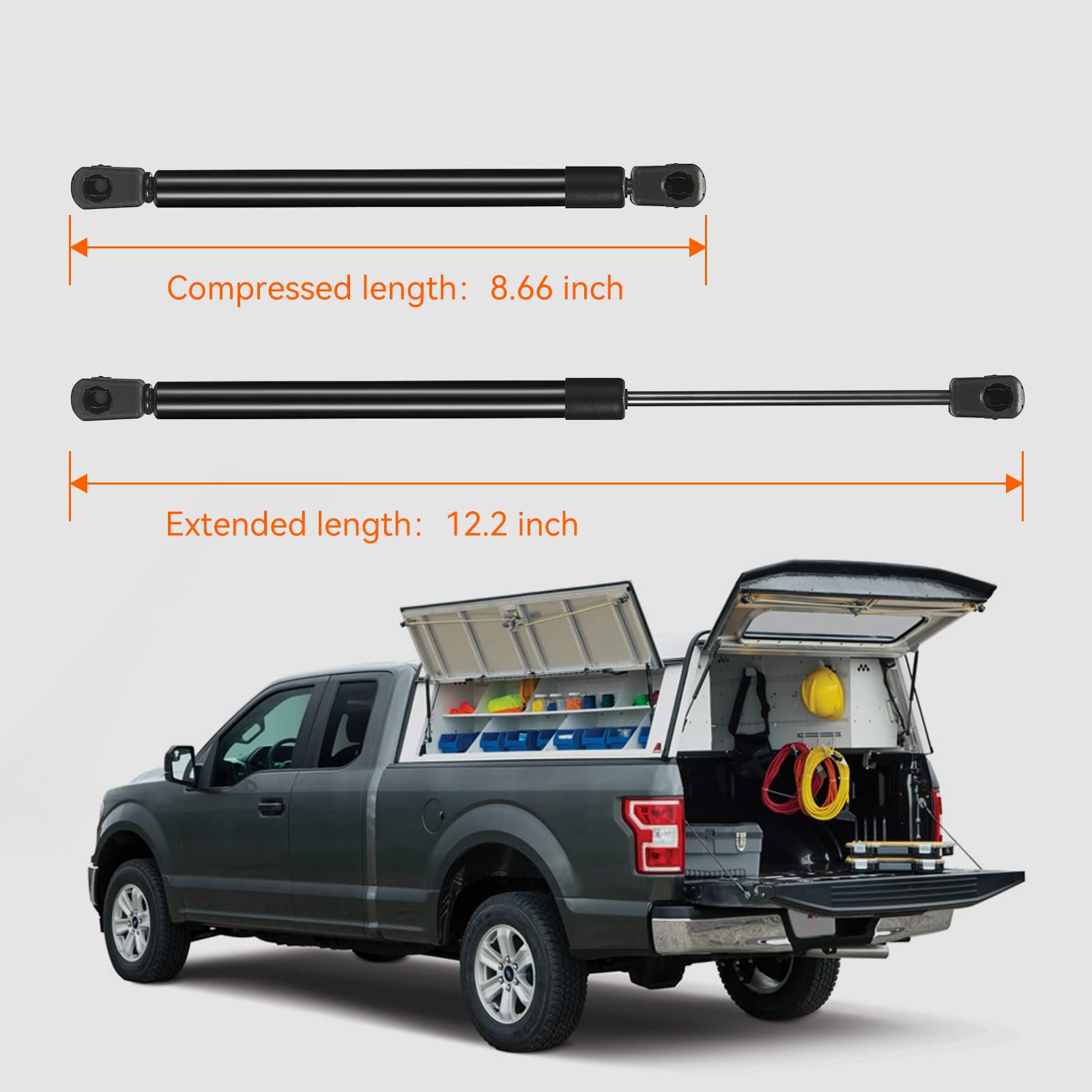 Snapklik.com : BDFHYK C16-10788 12 Inch 35Lbs/156NGas Struts Shocks For ...