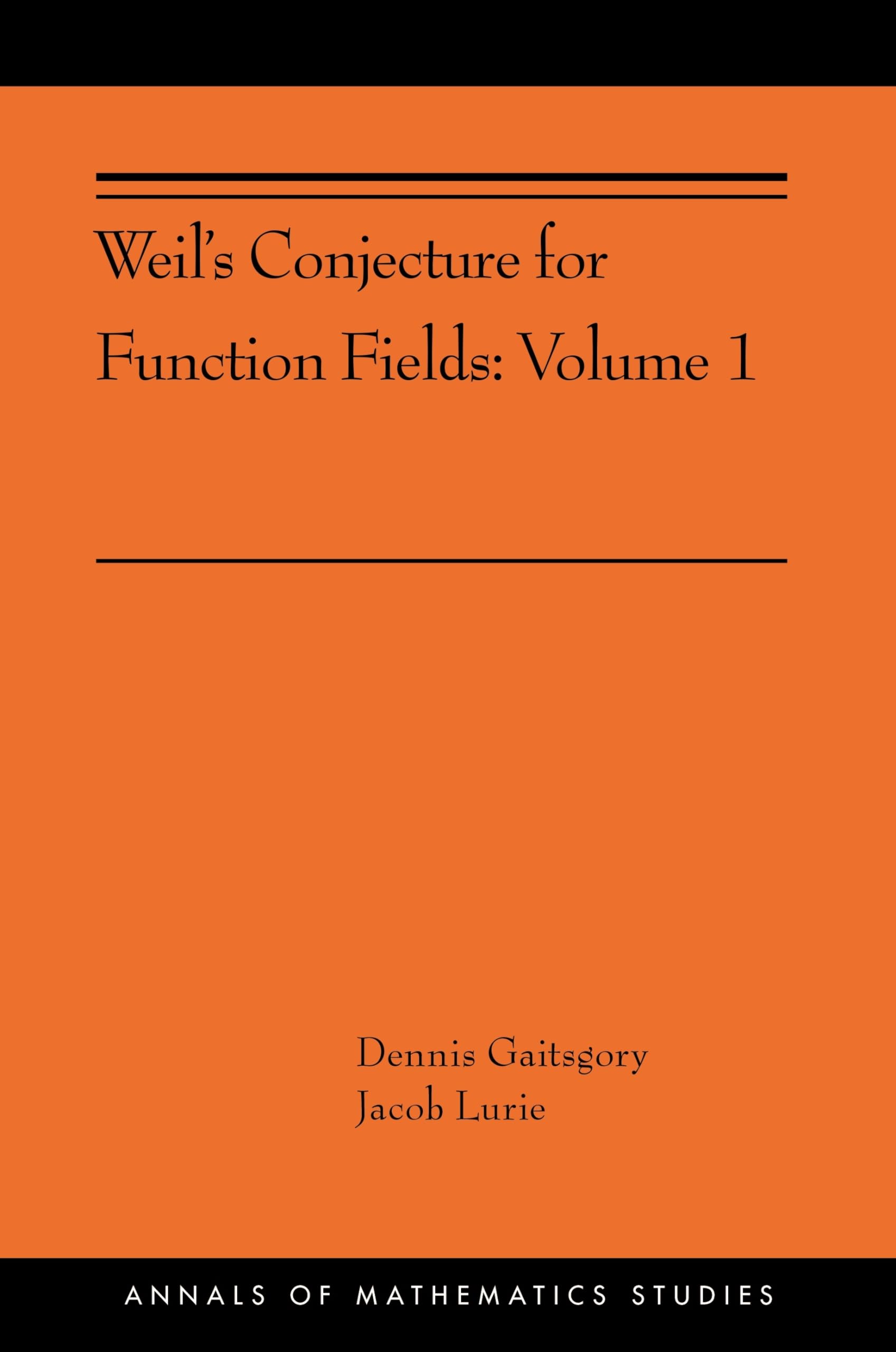 Amazon | Weil's Conjecture for Function Fields (1) (Annals of ...