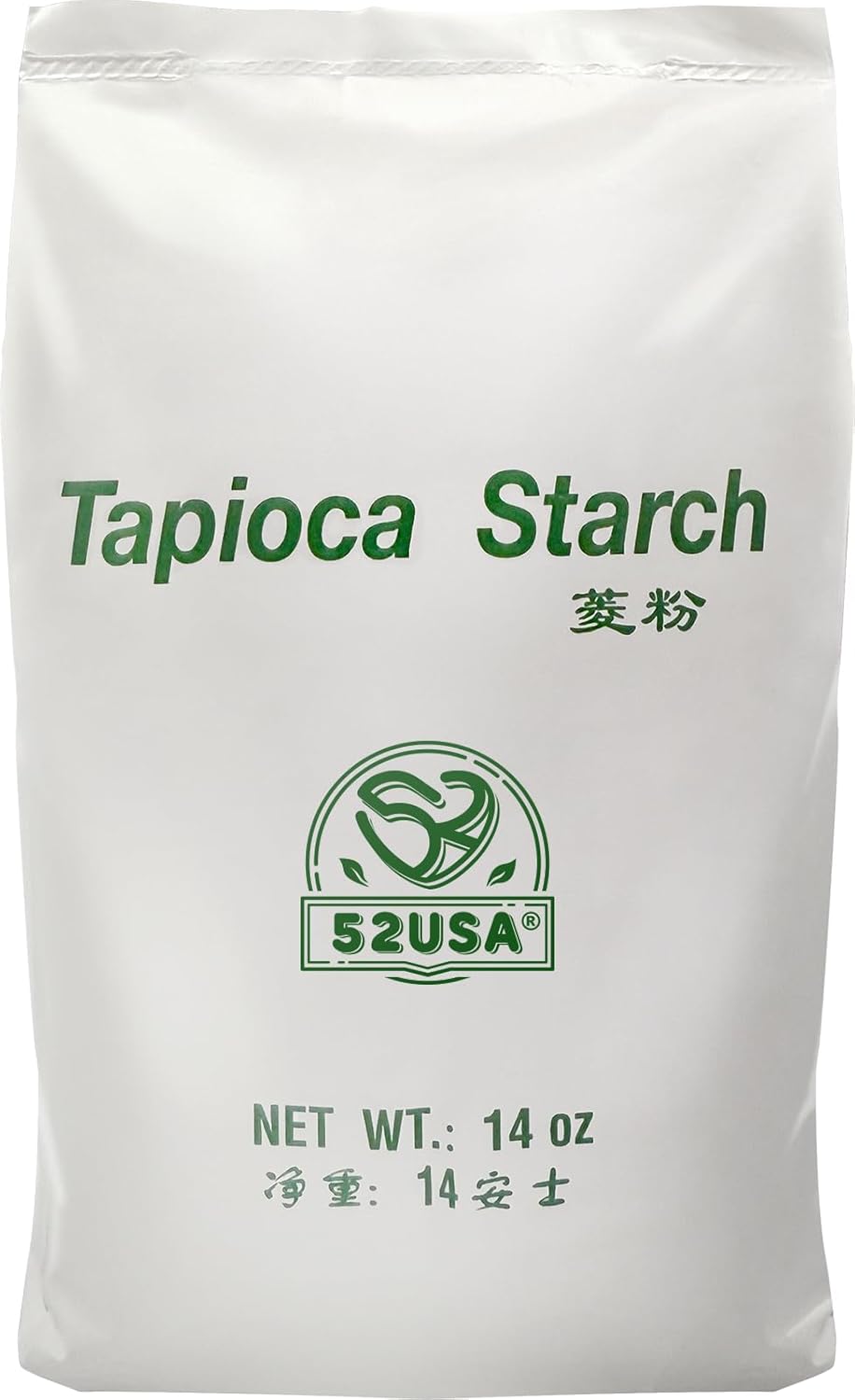Amazon.com : 52USA Tapioca Starch, 14oz (Pack of 1), Tapioca Flour ...