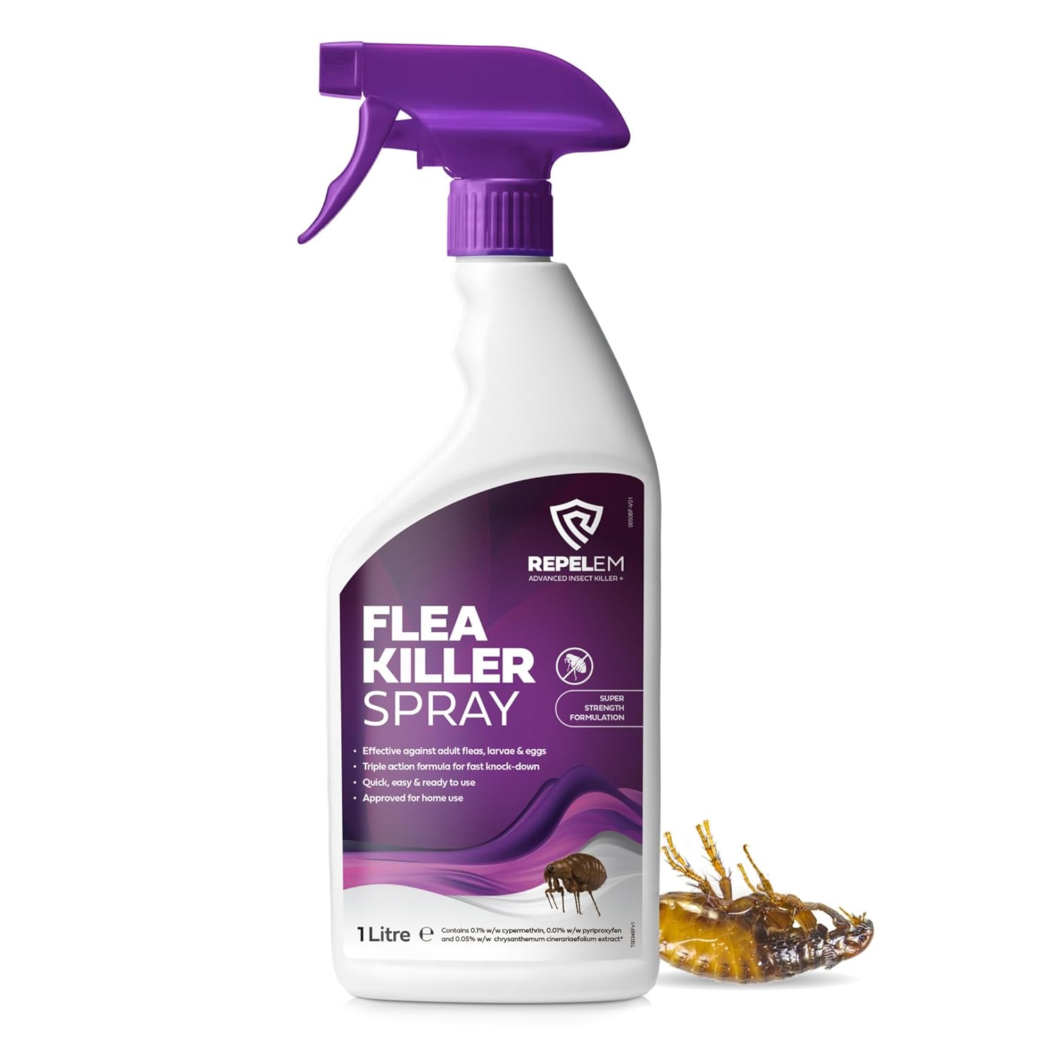 REPELEM Flea Spray for The Home - Professional Strength, Household Flea ...
