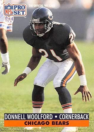 Amazon.com: 1991 Pro Set #459 Donnell Woolford Chicago Bears NFL ...
