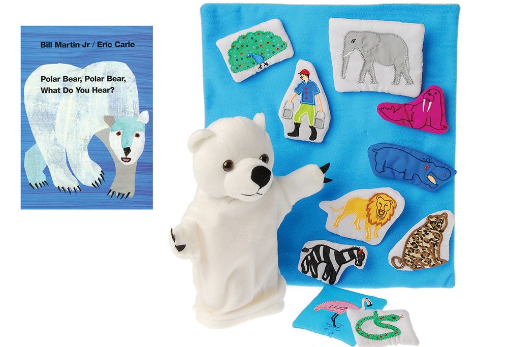 Buy Becker's School Supplies Polar Bear, Polar Bear Book and Props Set ...