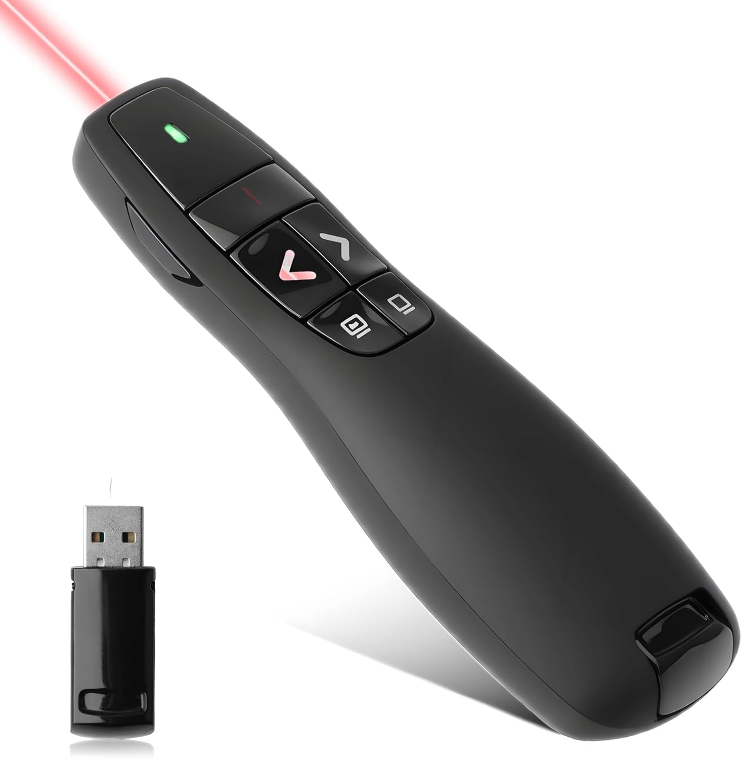 Wireless Presenter Remote Presentation Clicker for Powerpoint 2.4GHz ...