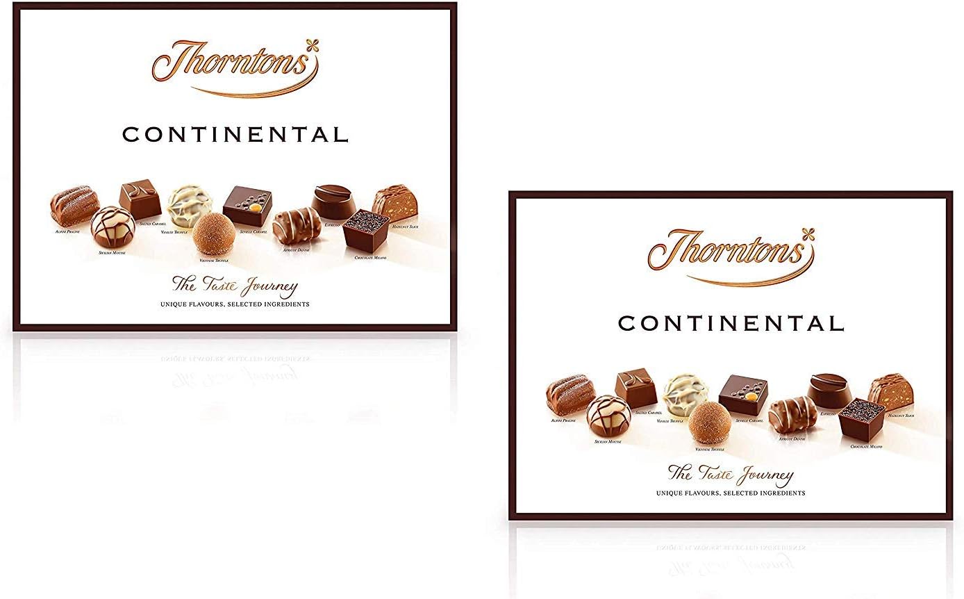 Continental Chocolate Gift Set, Assorted White, Milk and Dark ...